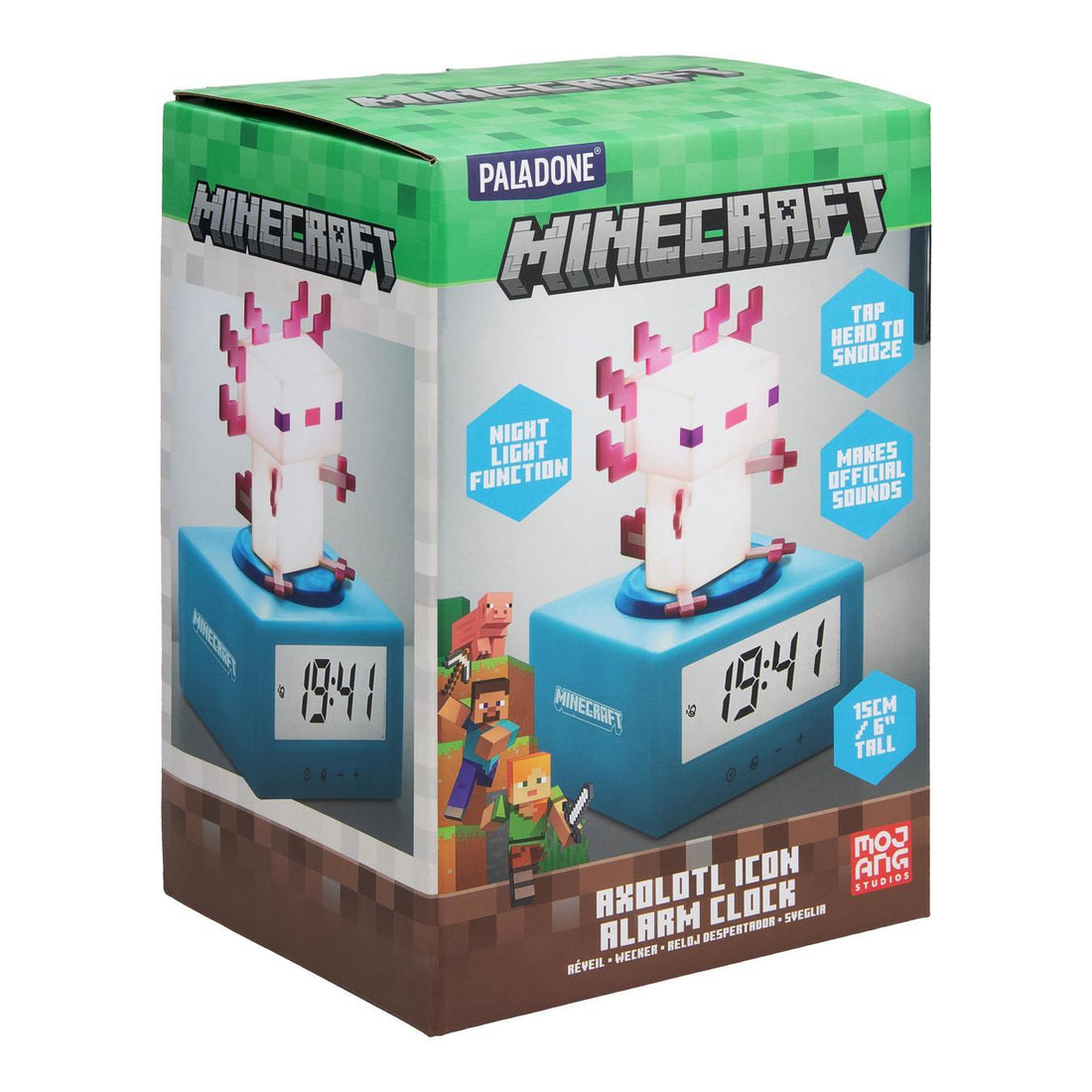 Minecraft Axolotl Icon Alarm Clock
