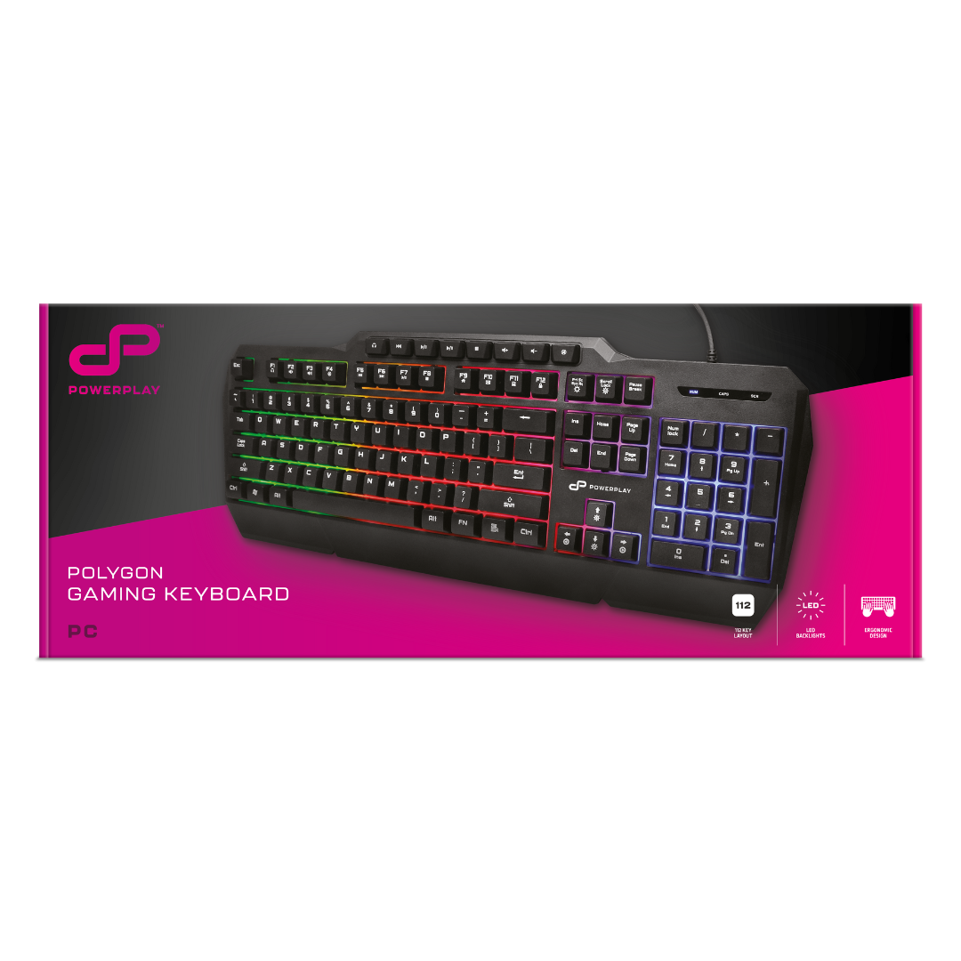 PowerPlay E-Blue Polygon Gaming Keyboard