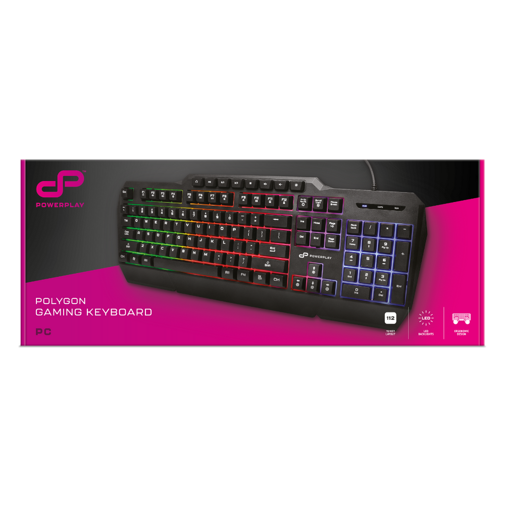 PowerPlay E-Blue Polygon Gaming Keyboard